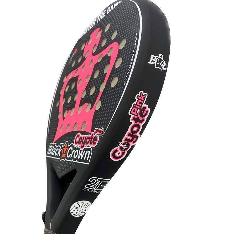 Pala Black Crown Coyote Pink ← Tienda Padel Amigos